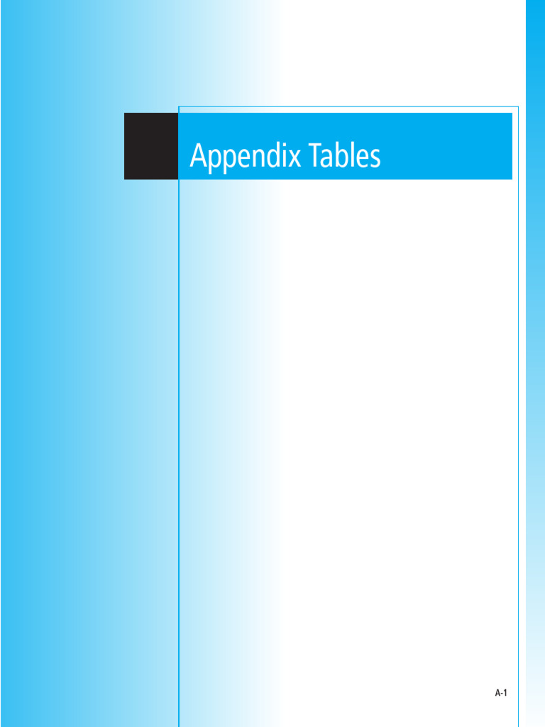 Bảng Tra Xstk | PDF