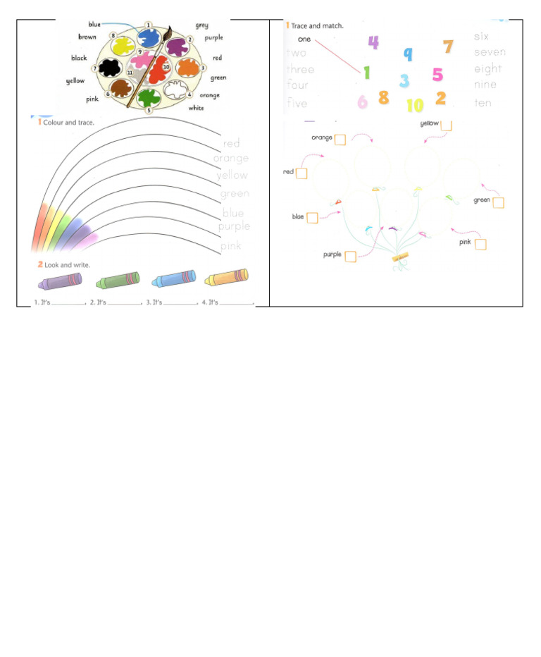 Colours and Numbers | PDF