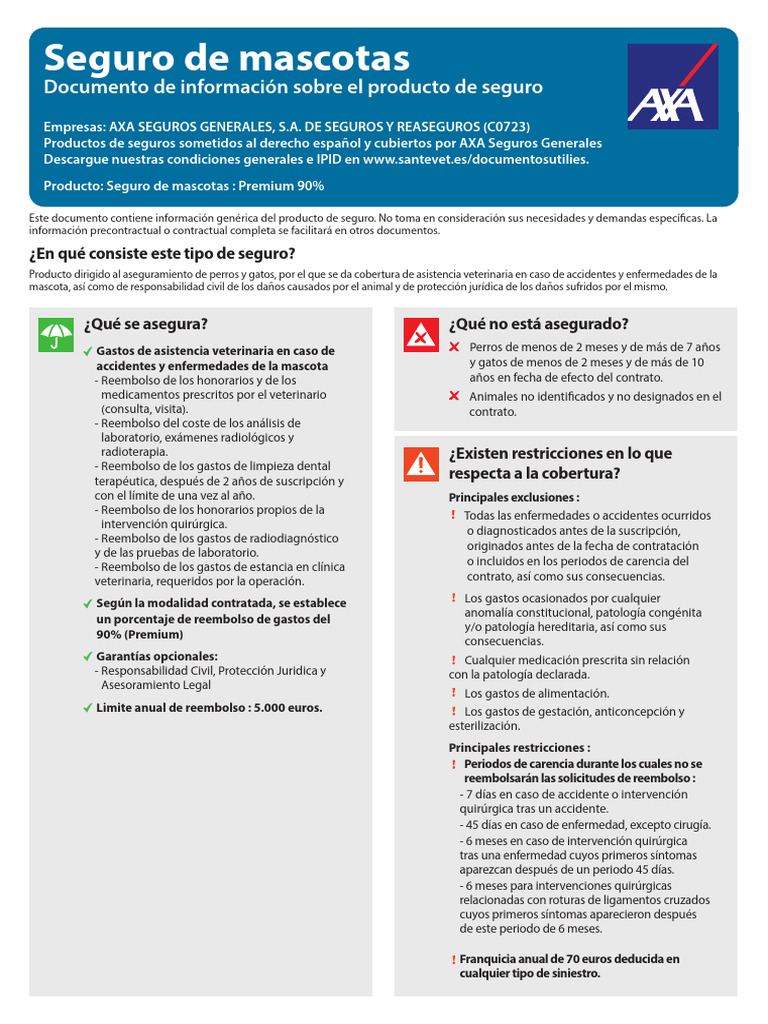 IPID Premium | PDF | Seguro | Póliza de seguros