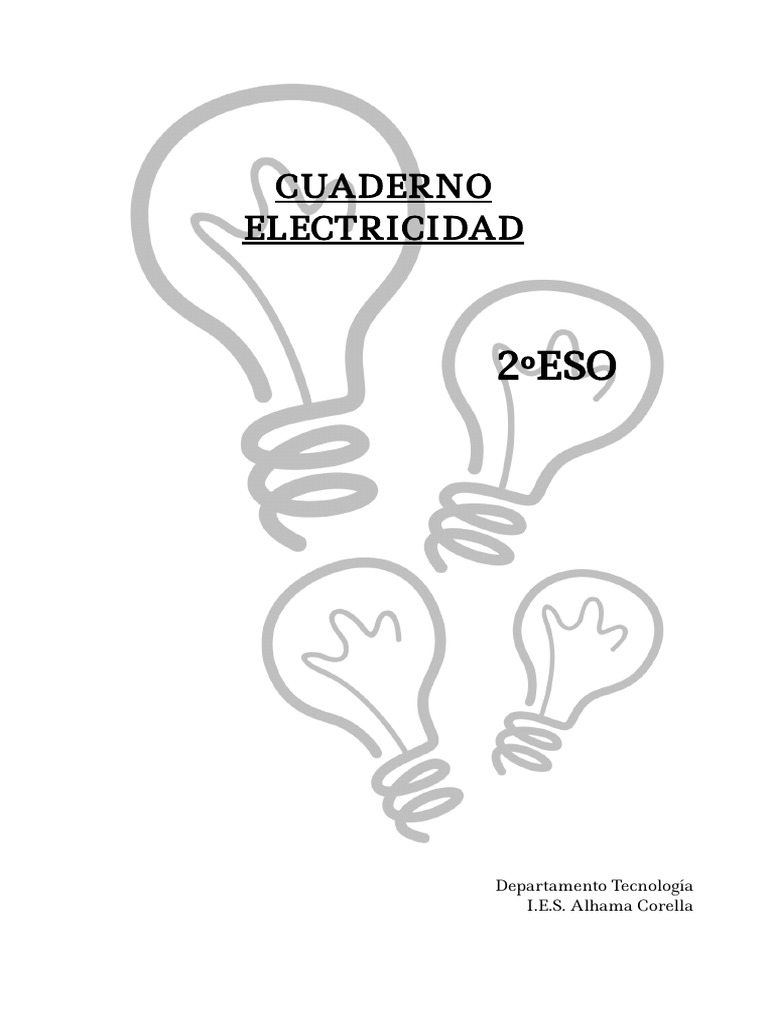 Cuaderno Electricidad - 2ºeso | PDF