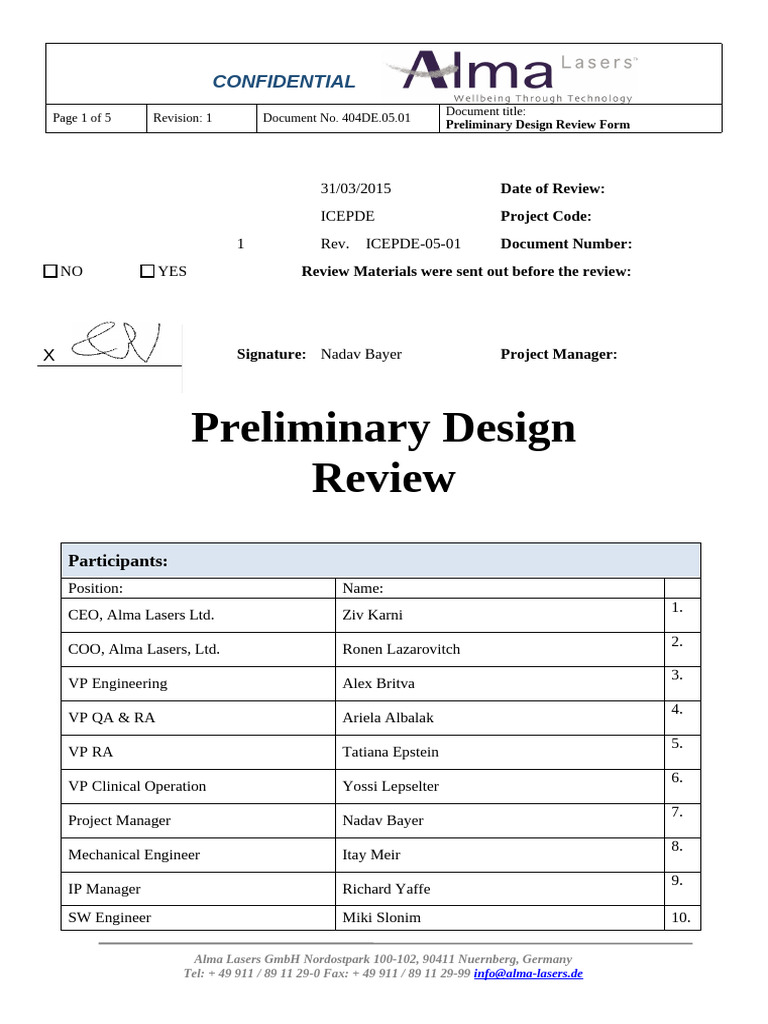 DMSEDIT - 15428 - ICEPDE-05-01 - Preliminary Design Review Form Rev. 1 ...
