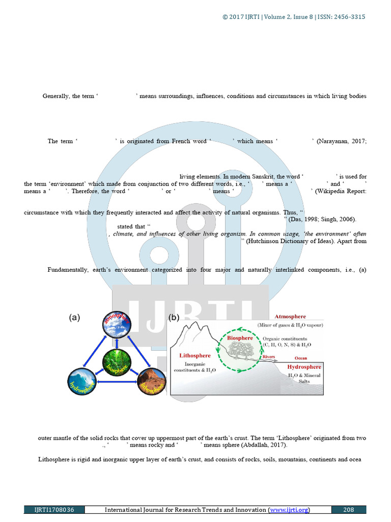 IJRTI1708036 | PDF | Natural Environment | Earth