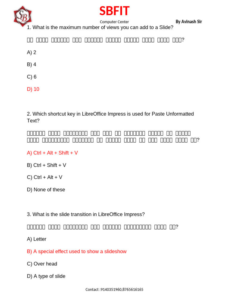 005 Libre Office Impress | PDF