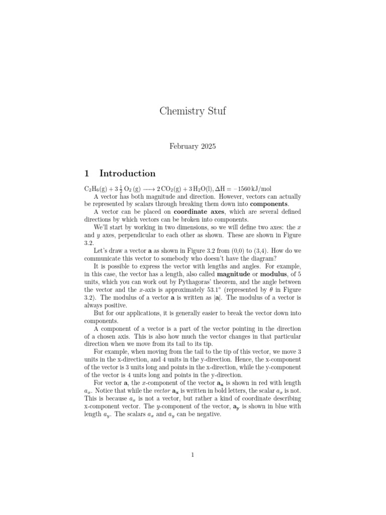 Chemistry Stuf | PDF