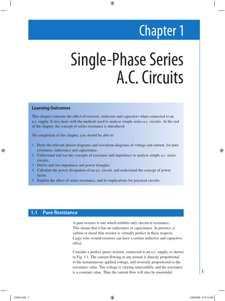 Further Electrical and Electronics Principle | PDF | Electrical ...