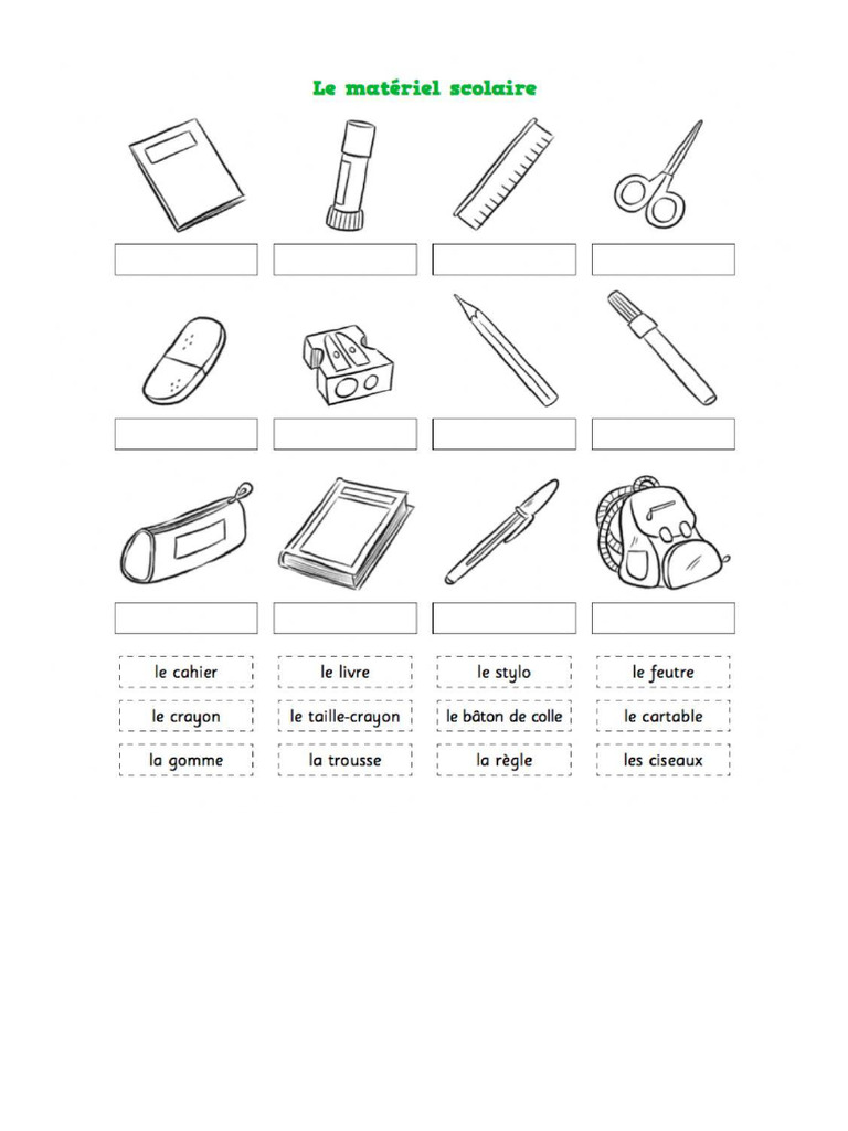 Materiel Scolaire | PDF