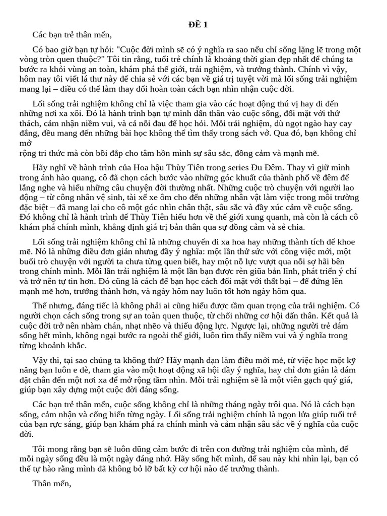 VĂN CUỐI HK1 | PDF