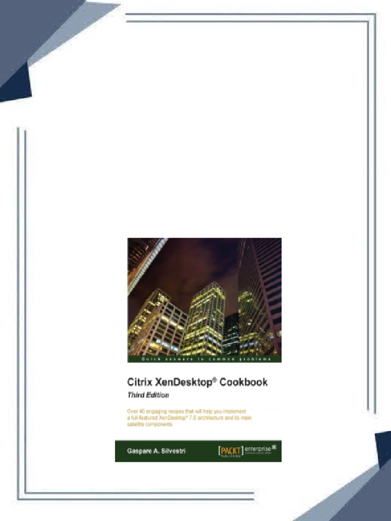 (Ebook) Citrix XenDesktop Cookbook, 3rd Edition: Over 40 engaging recipes that will help you ...