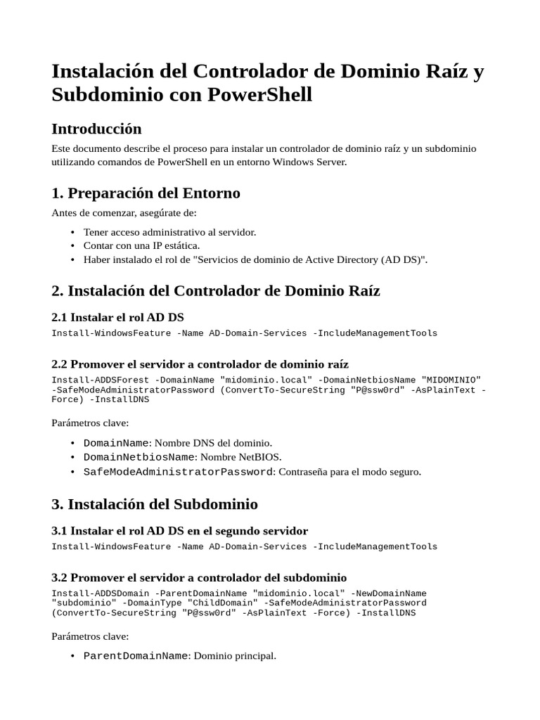 Comandos Powershell | PDF