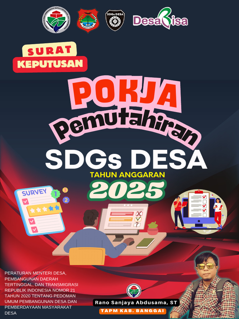 RANO SANJAYA-SK POKJA PEMUTAHIRAN SDGs DESA 2025 | PDF