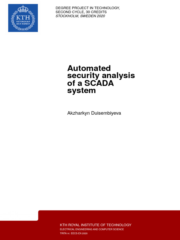 Automated Scada Systems | PDF | Scada | Computer Security