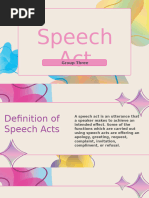 Searle's Classification of Speech Act | PDF | Semiotics | Human Communication
