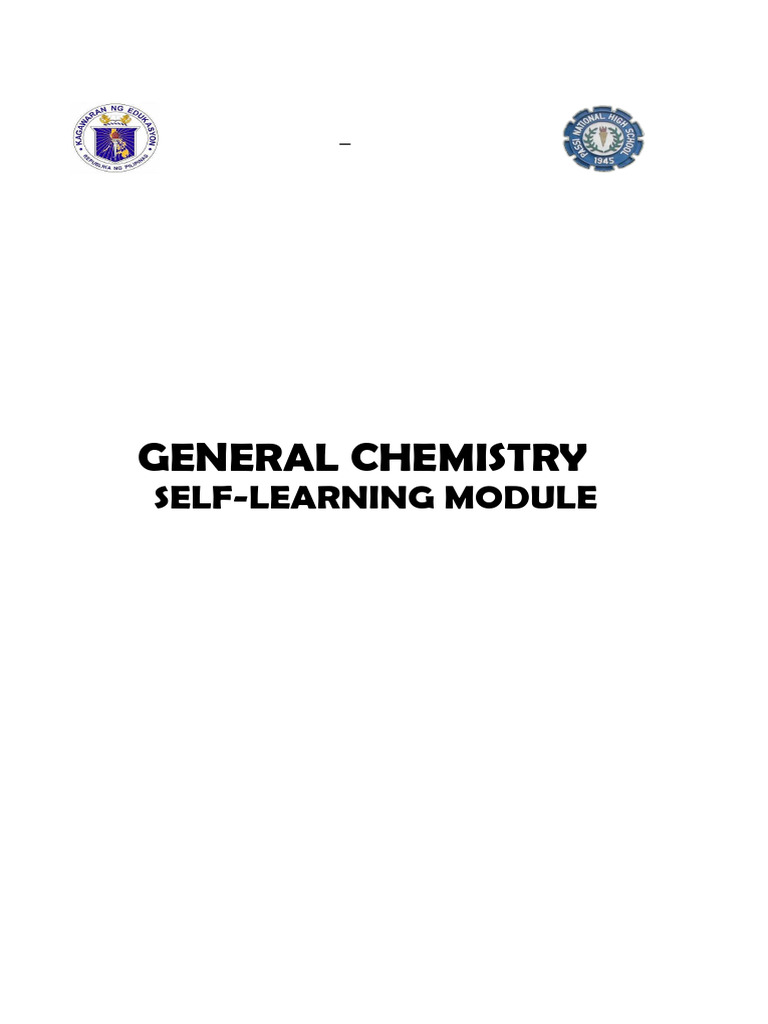Gen Chem 2 Week 1 Activity Module | PDF | Chemical Bond | Ion
