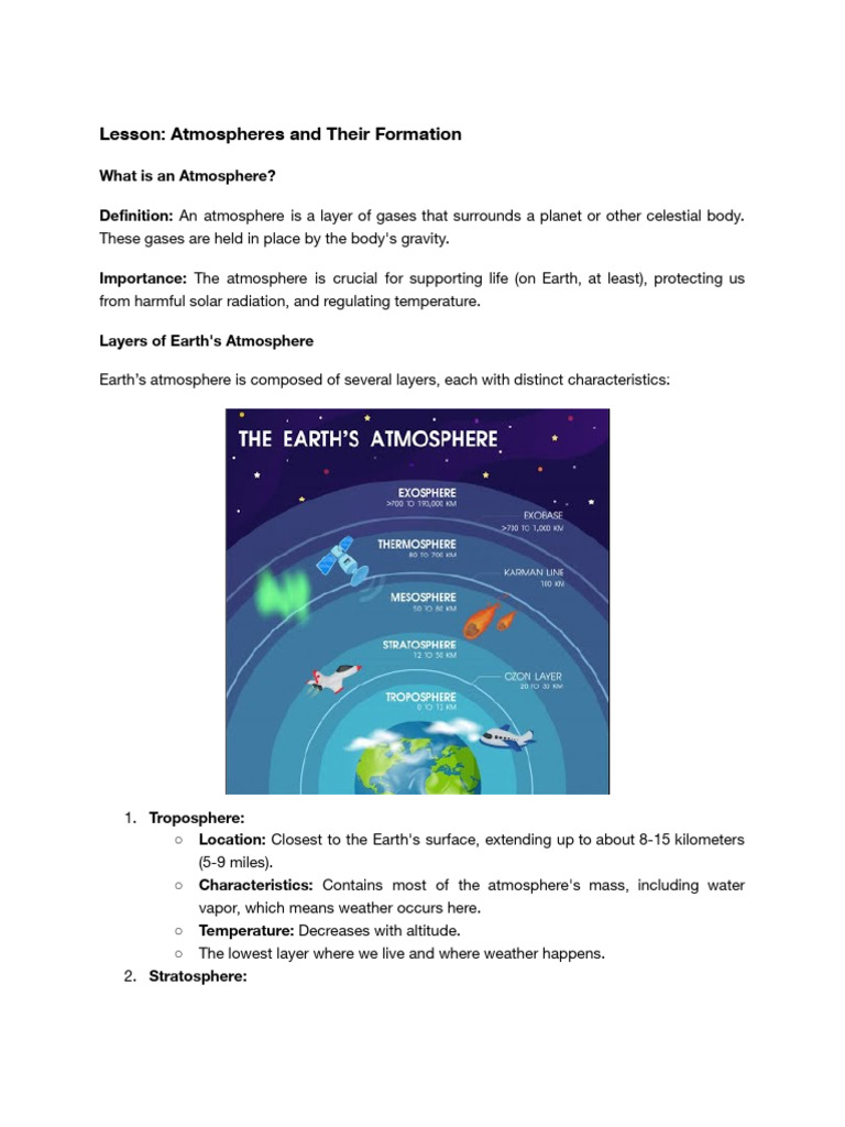 Understanding Planetary Atmospheres | PDF | Atmosphere | Atmosphere Of ...