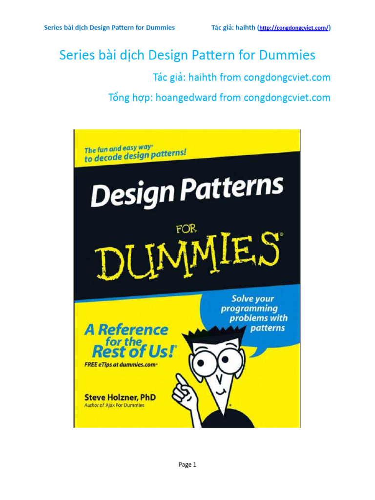 Series Bai Dch Design Pattern for Dummi | PDF