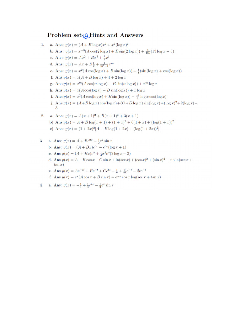 Tut12 Hint and Ans | PDF