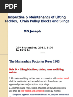 Rigging Equipment Inspection Checklist | PDF | Rope | Wire