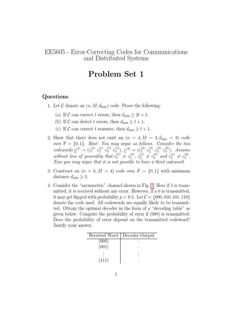 Problem_Set_01 | PDF