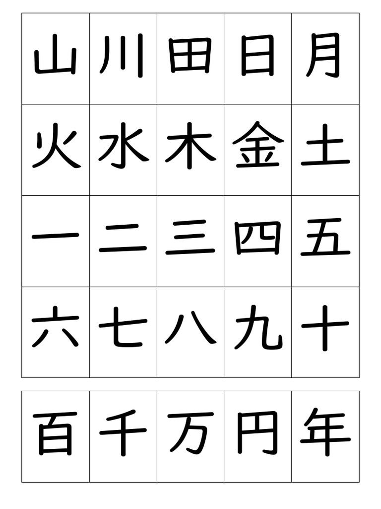 Kanji Flash Card n5. New | PDF