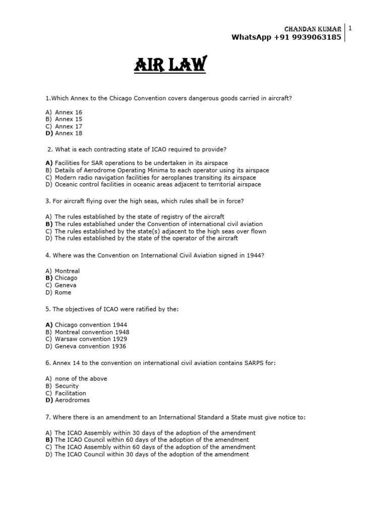 REGS TEST 1 | PDF | Aviation