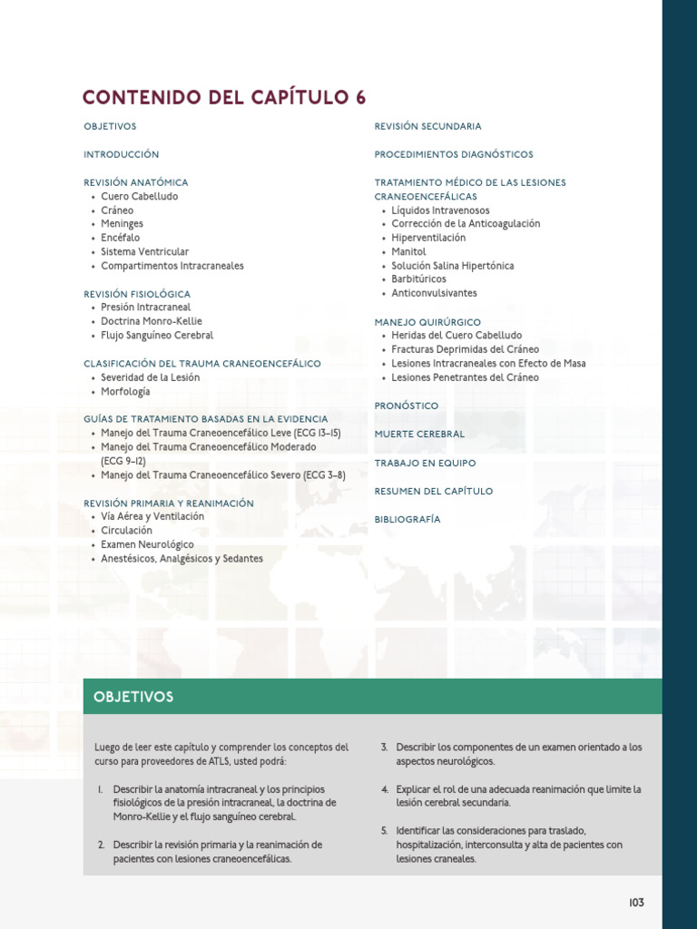 TEC ATLS Ciru 3 | PDF | Lesión cerebral traumática | Fluido cerebroespinal