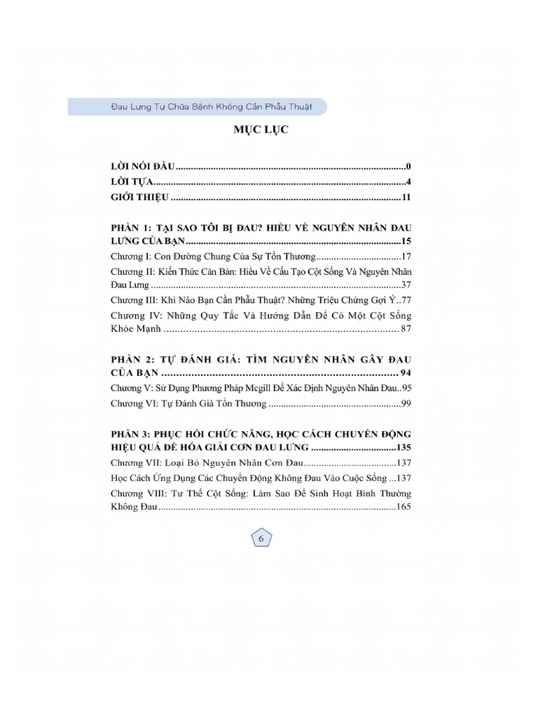 Sách Đau Lưng TVDD Không Cần Phẫu Thuật - DGYV 1 | PDF