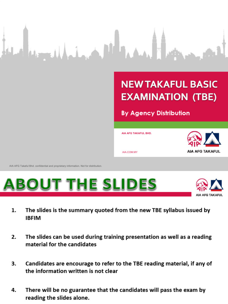 New Takaful Basic Examination (TBE - PART A) 300413-1 | PDF | Risk ...