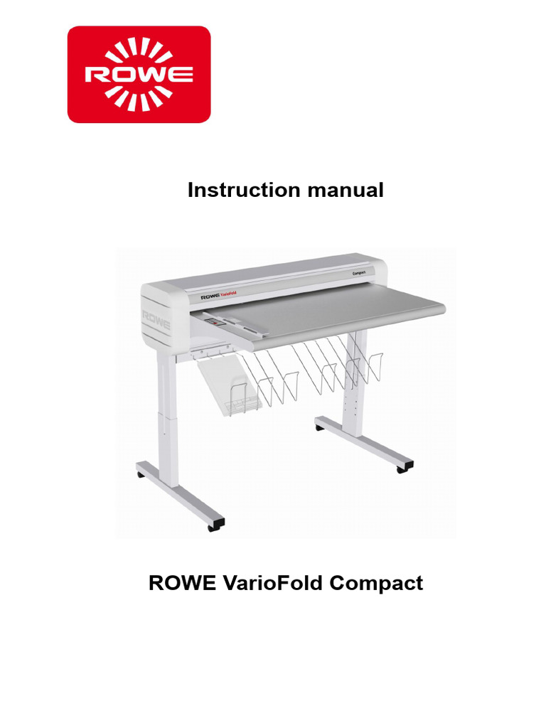 ROWE FOLD User Manual | PDF | Safety | Copyright