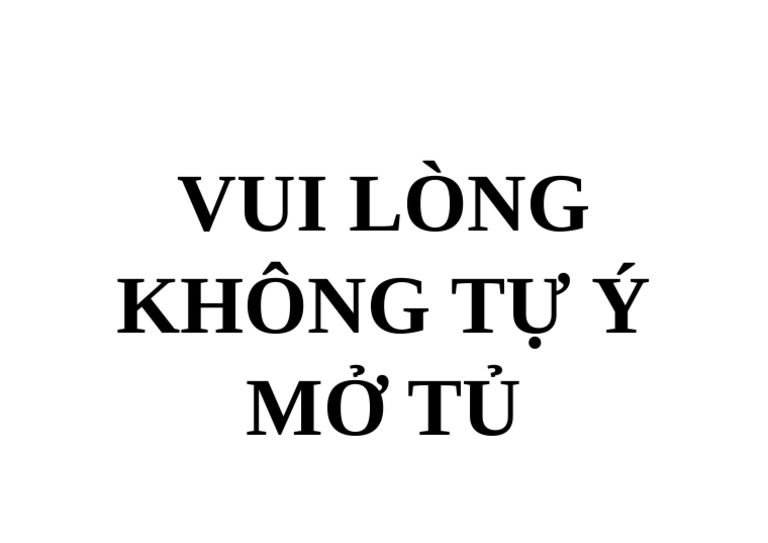 Vui Lòng Không T Ý M T | PDF