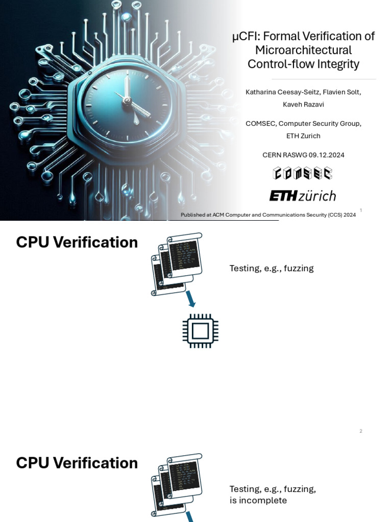 mucfi_CERN-2 | PDF | Central Processing Unit | Computer Science