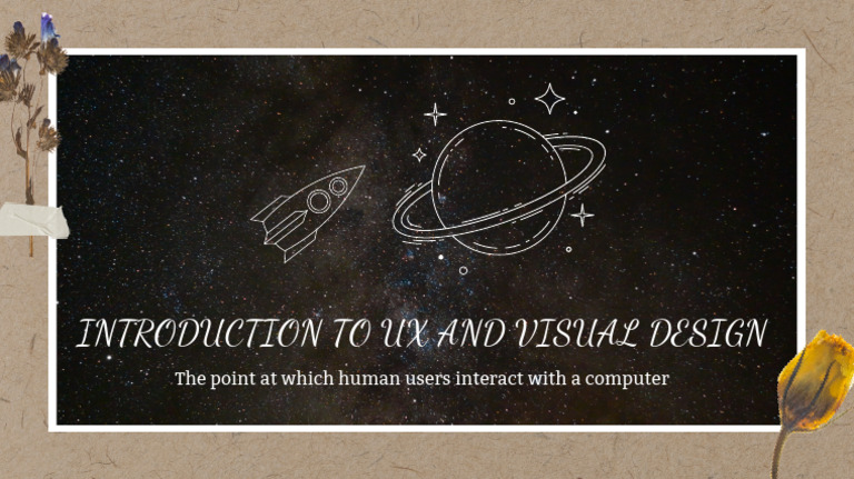 INTRODUCTION TO UX AND VISUAL DESIGN | PDF