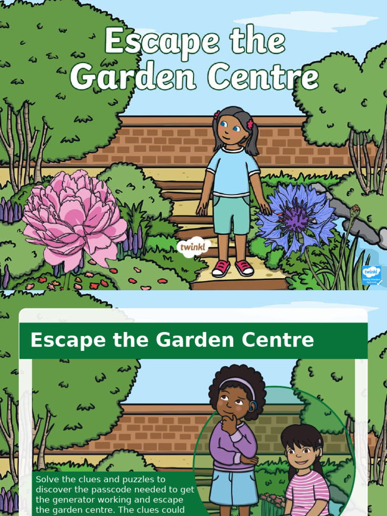 Escape Room: Garden Centre Challenge | PDF | Flowers | Seed