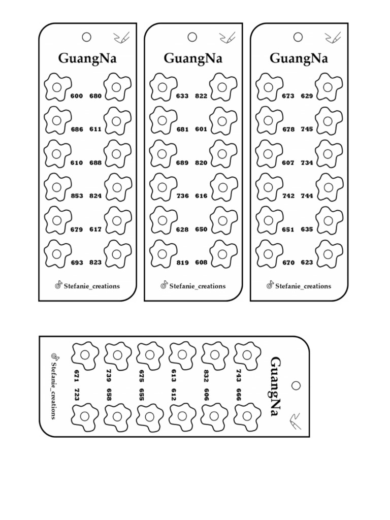 Guangna 120 Marker Swatches | PDF