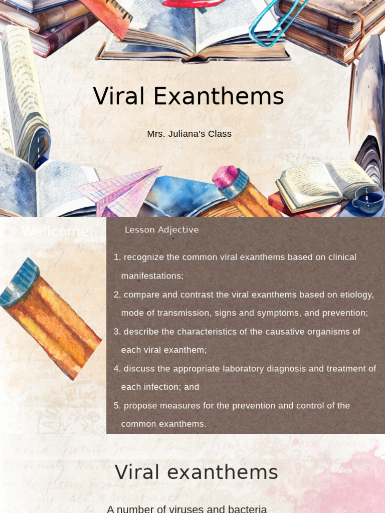 Understanding Viral Exanthems in Children | PDF | Measles | Smallpox