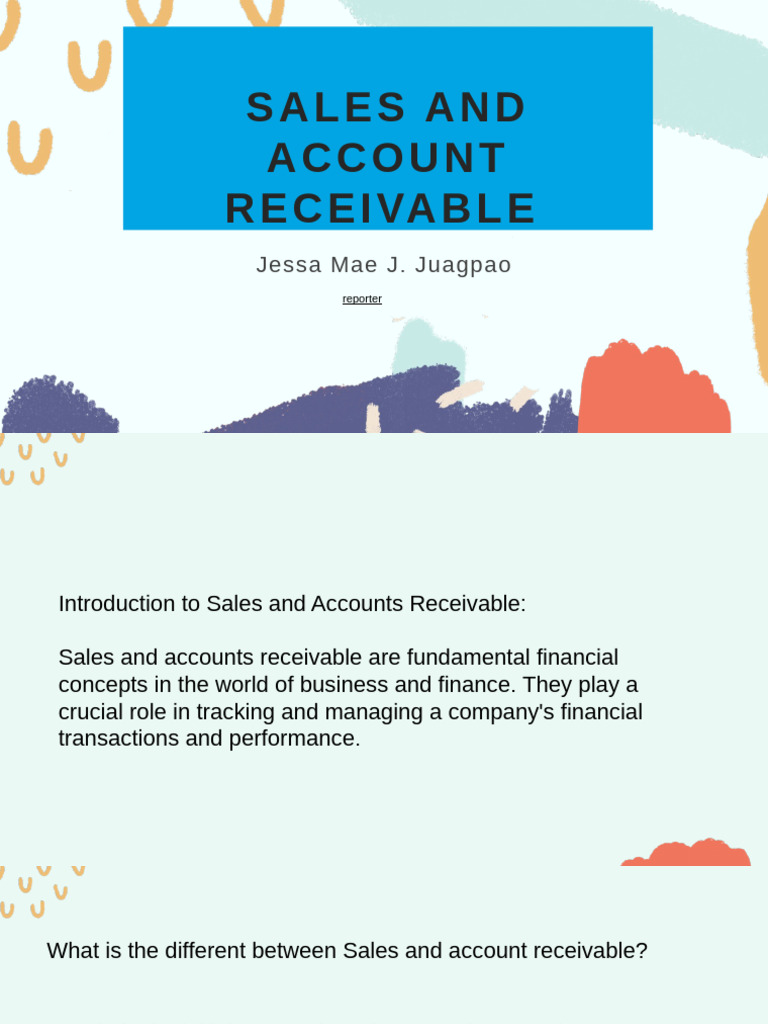 Understanding Sales and Accounts Receivable | PDF | Working Capital | Sales