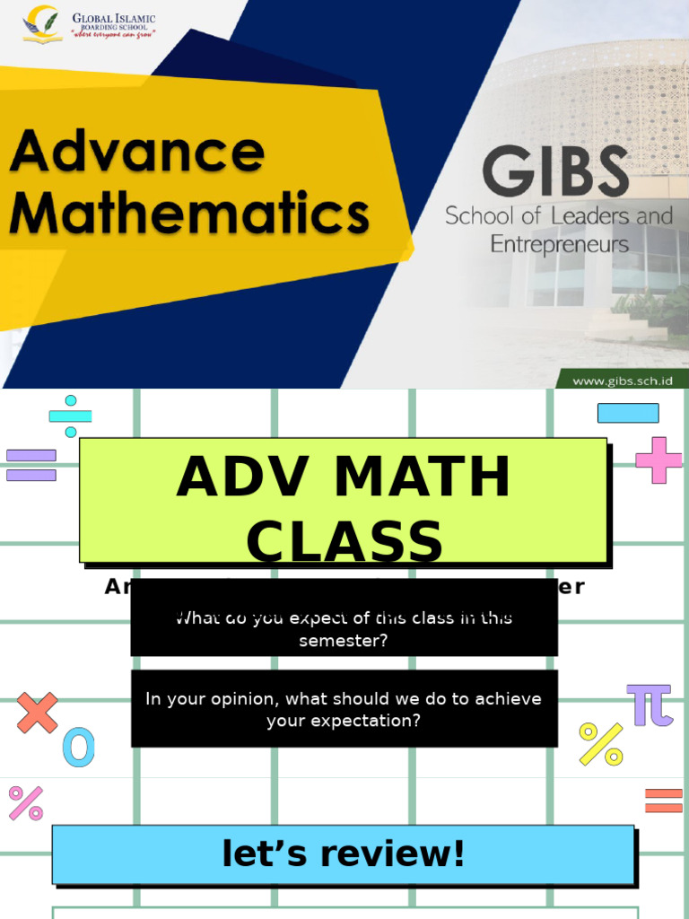 XI - Adv. Math | PDF