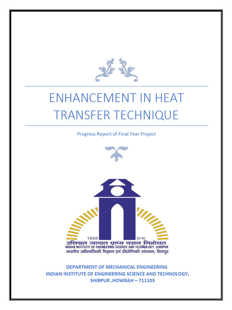 #Enhancement in Heat Transfer Technique2021pro | PDF | Heat Transfer ...