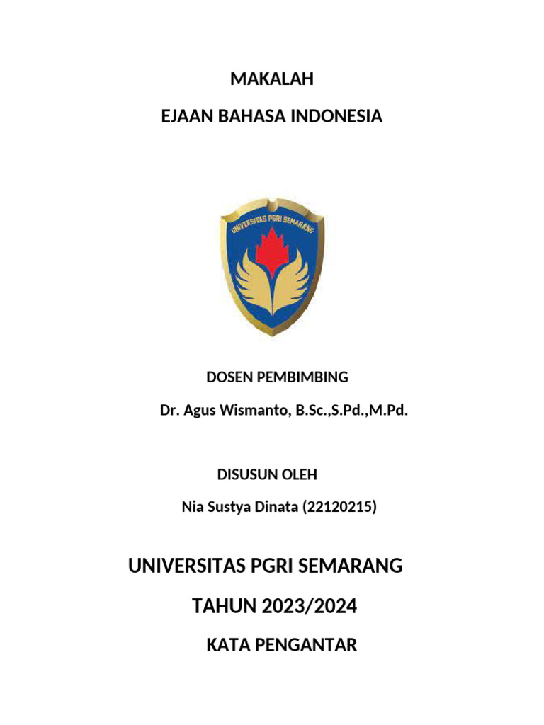 Makalah Nia B. Indonesia | PDF