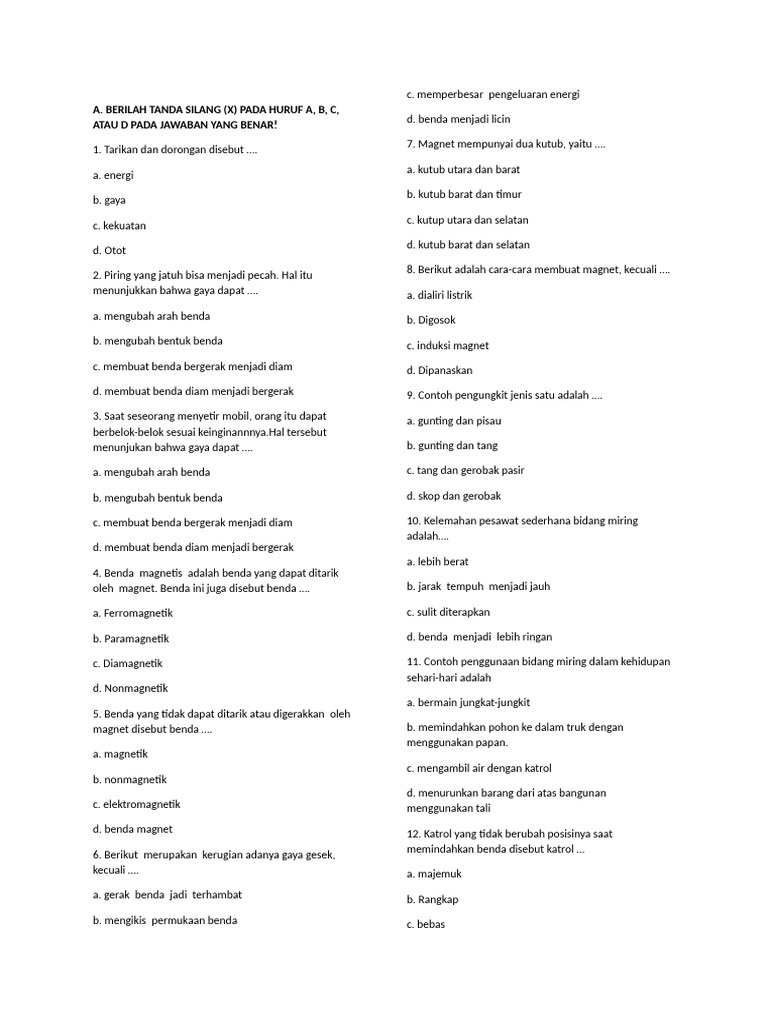 Soal Ipas Kls 5 SMT 2 | PDF