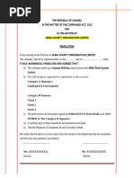 PACRA Form 3: Company Registration Guide | PDF