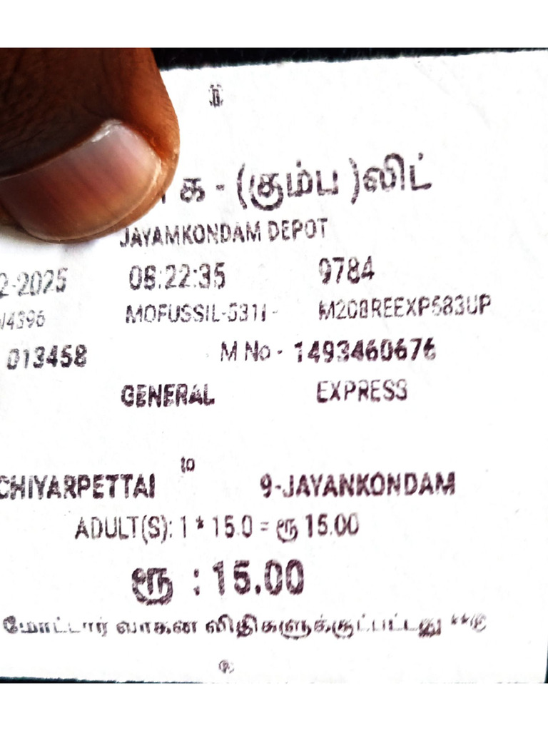 government bus ticket jtoa | PDF