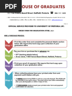 UNISA 2025 Graduation Attire Price List | PDF