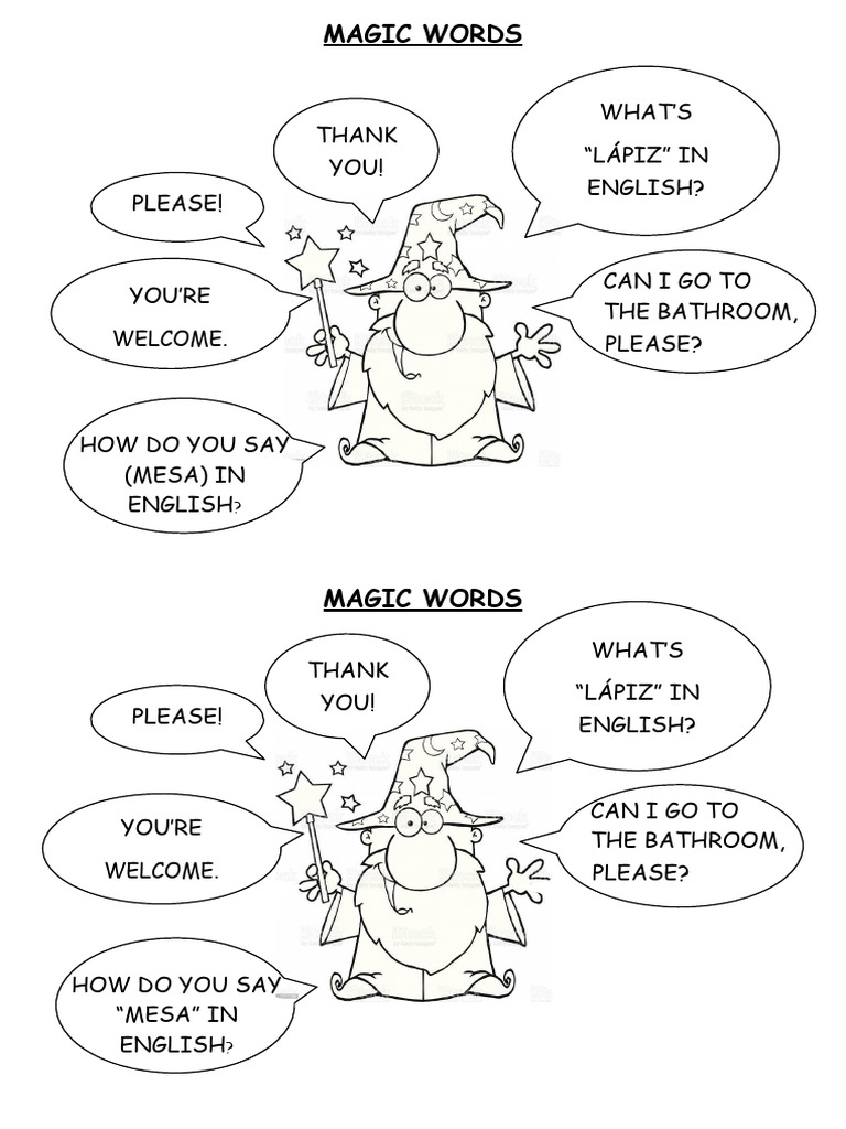 Magic Words | PDF