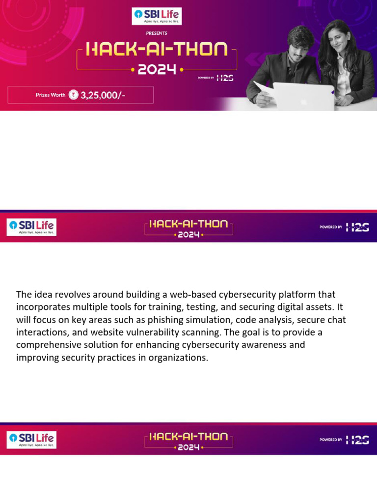 SBI-Life HACK-AI-THON 2024 | PDF | Computer Security | Security