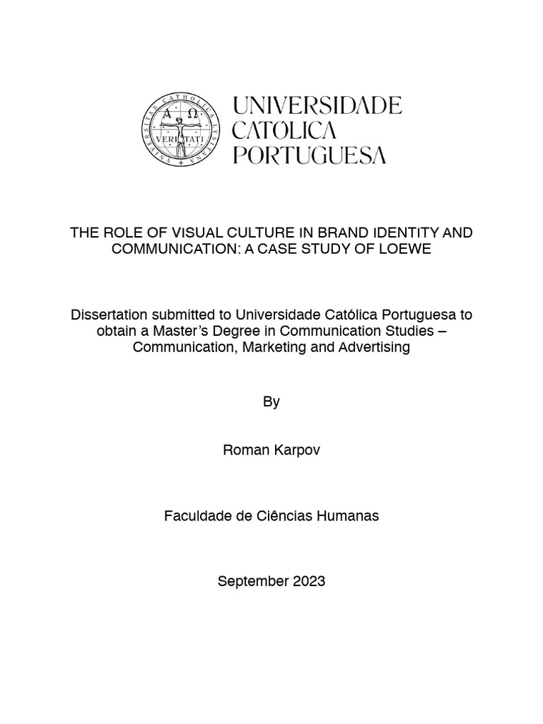 The Role of Visual Culture in Brand Identity and Communication Loewe ...