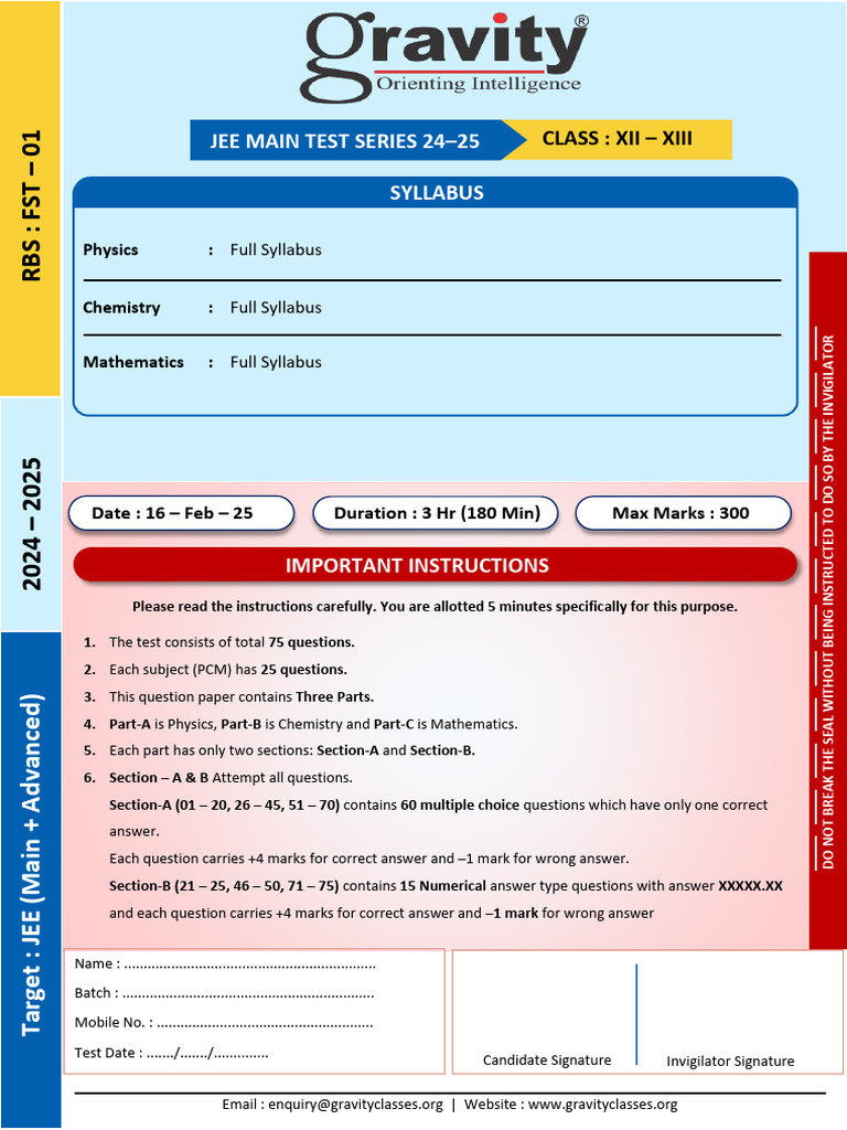 Rank-Booster Series (24–25) _ FST–01 | PDF | Nuclear Fusion | Salt (Chemistry)