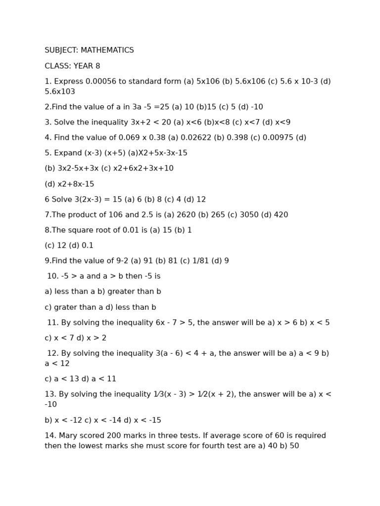 Mathematics Second Term Exam Pdf Euclidean Geometry Mathematics