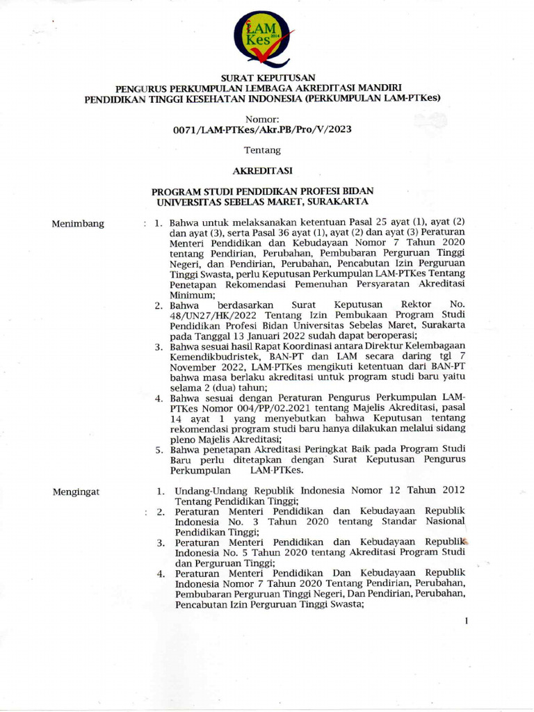 0071.Lam Ptkes.akr.Pb.pro.v.2023 | PDF