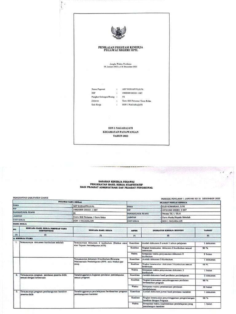 SKP 2023 - Aep Sudianto | PDF