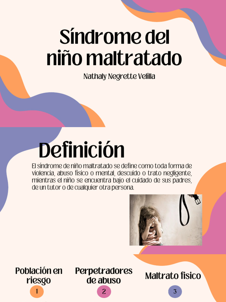 Síndrome del Niño Maltratado: Signos y Lesiones | PDF | Abuso infantil ...